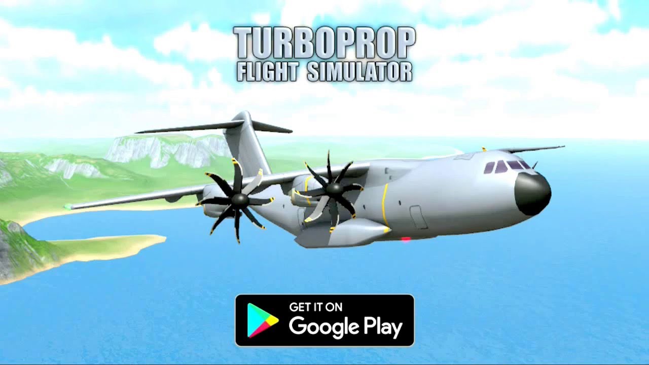 Playing Turboprop Flight Simulator 3D - YouTube