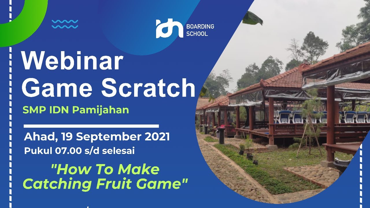 Webinar Game Scratch "How To Make Catching Fruit Game" - YouTube