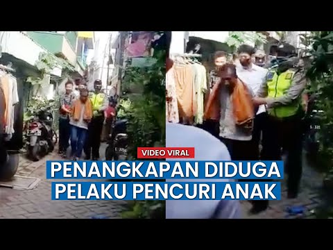 Viral Penangkapan Kakek yang Diduga Pencuri Anak,  Hanya Bisa Tertunduk