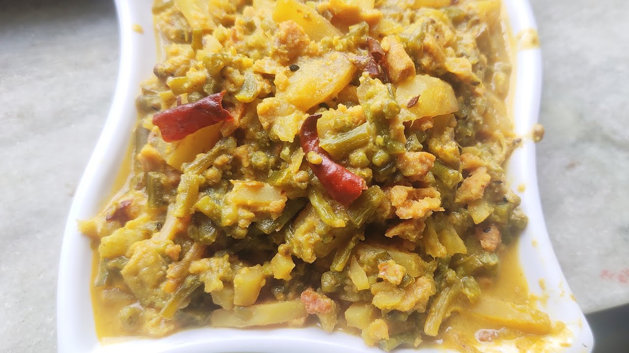 Pui Michuri Torkari | Pui Mituli Recipe | Malabar Spinach Seeds Recipe ...
