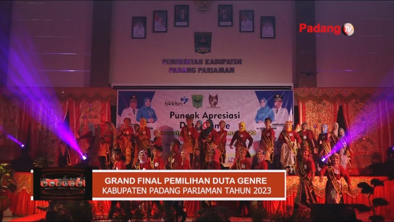 Grand Final Pemilihan Duta Genre Kabupaten Padang Pariaman Tahun 2023