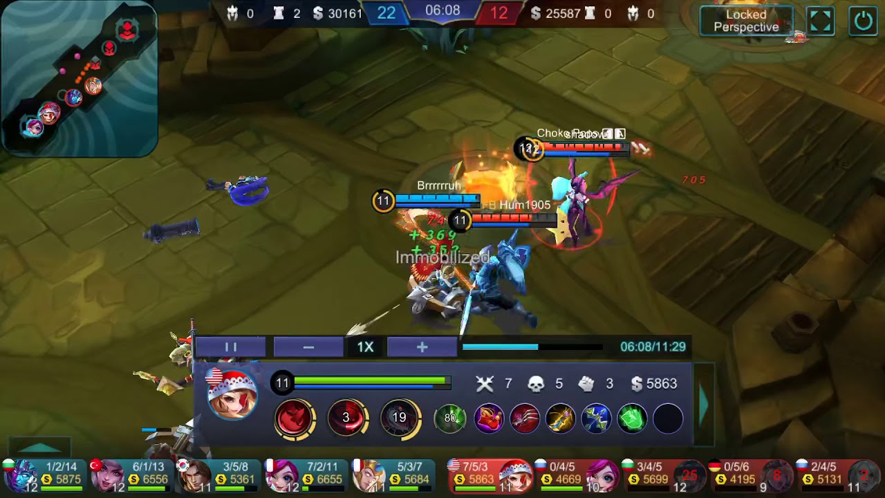 Ruby Brawl MLBB 1 vs 5 !!! - YouTube