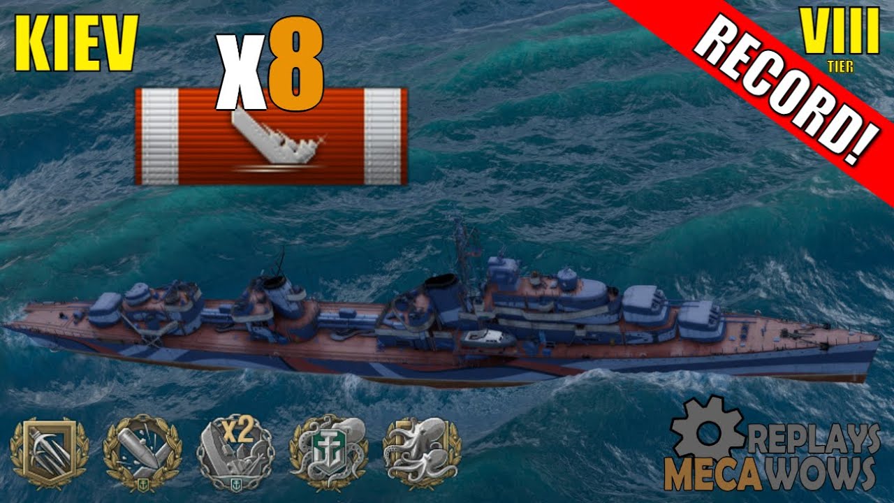 Kiev 8 Kills & 167k Damage | World of Warships Gameplay - YouTube