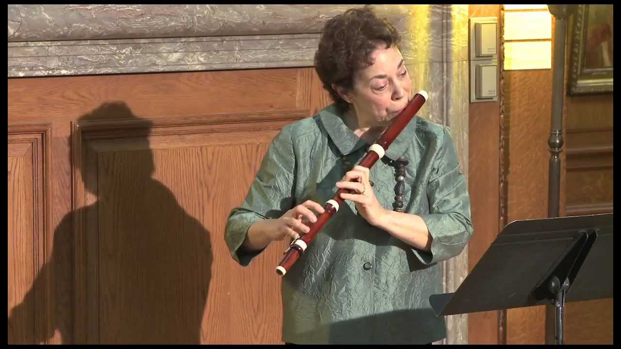 Sandra Miller plays Bach Flute Partita in A Minor, BWV 1013 at Helicon ...