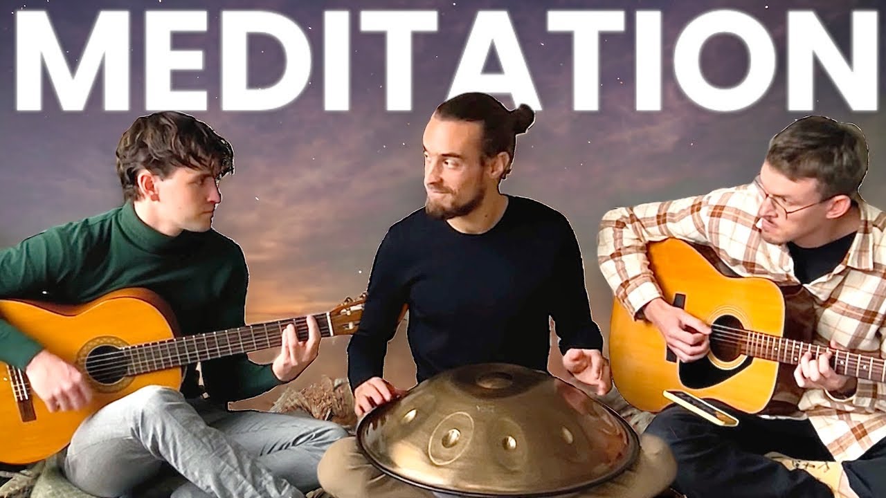 Trio Meditation | HANDPAN and GUITAR 2 hours music | Pelalex Hang Drum ...