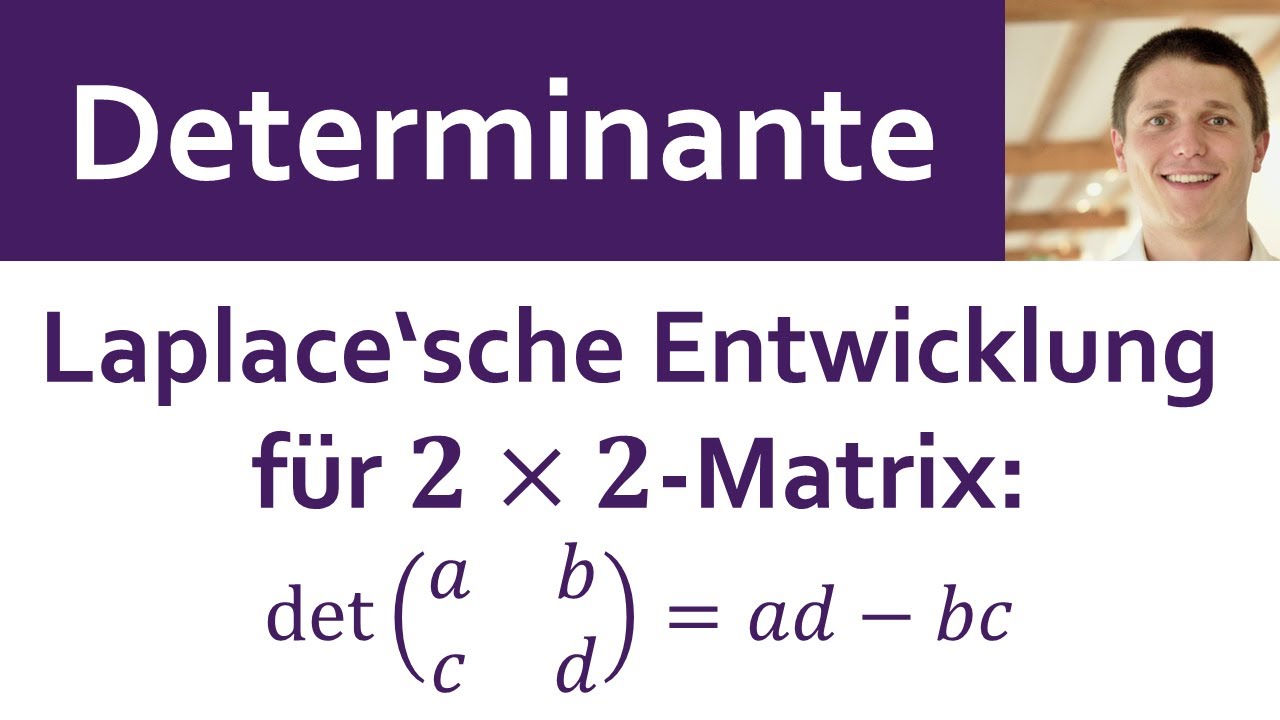 Determinante 03 - Übung: Formel Determinante einer 2x2-Matrix - YouTube
