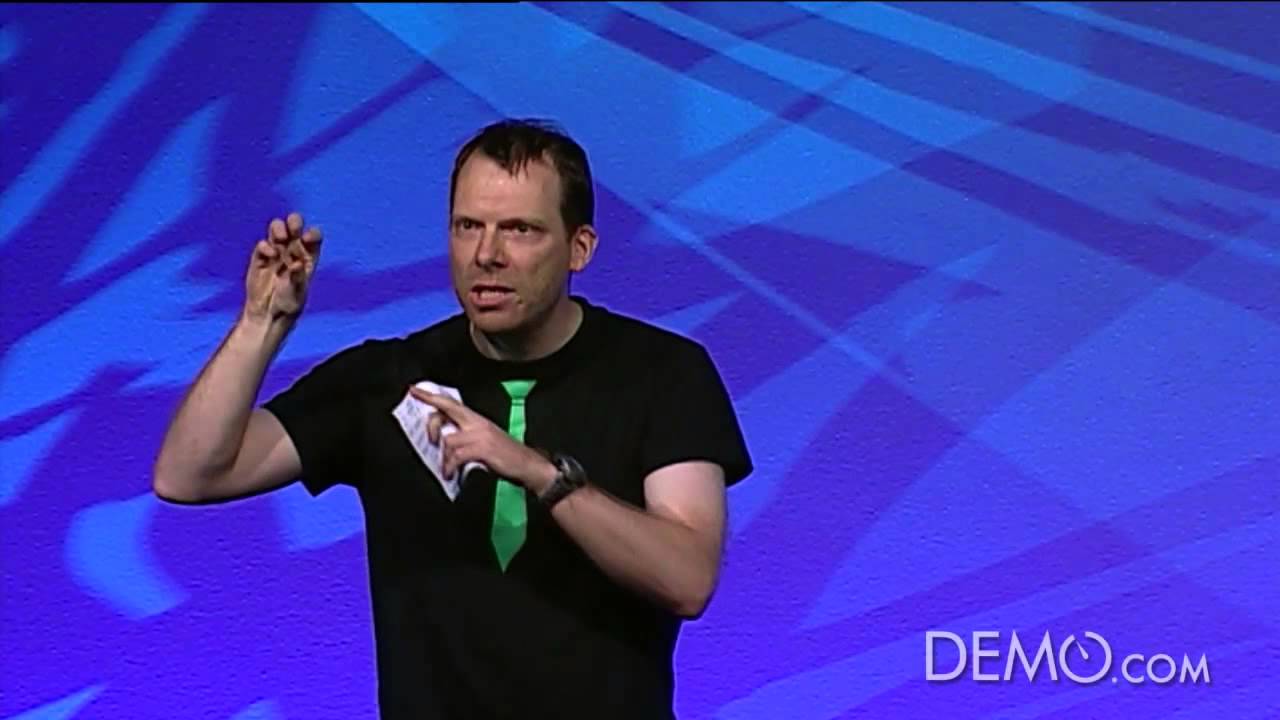 Andy Backer introducing Sure in Demo conference - YouTube