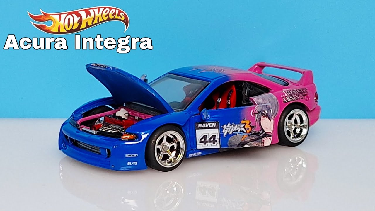 acura integra itasha hot wheels custom - YouTube
