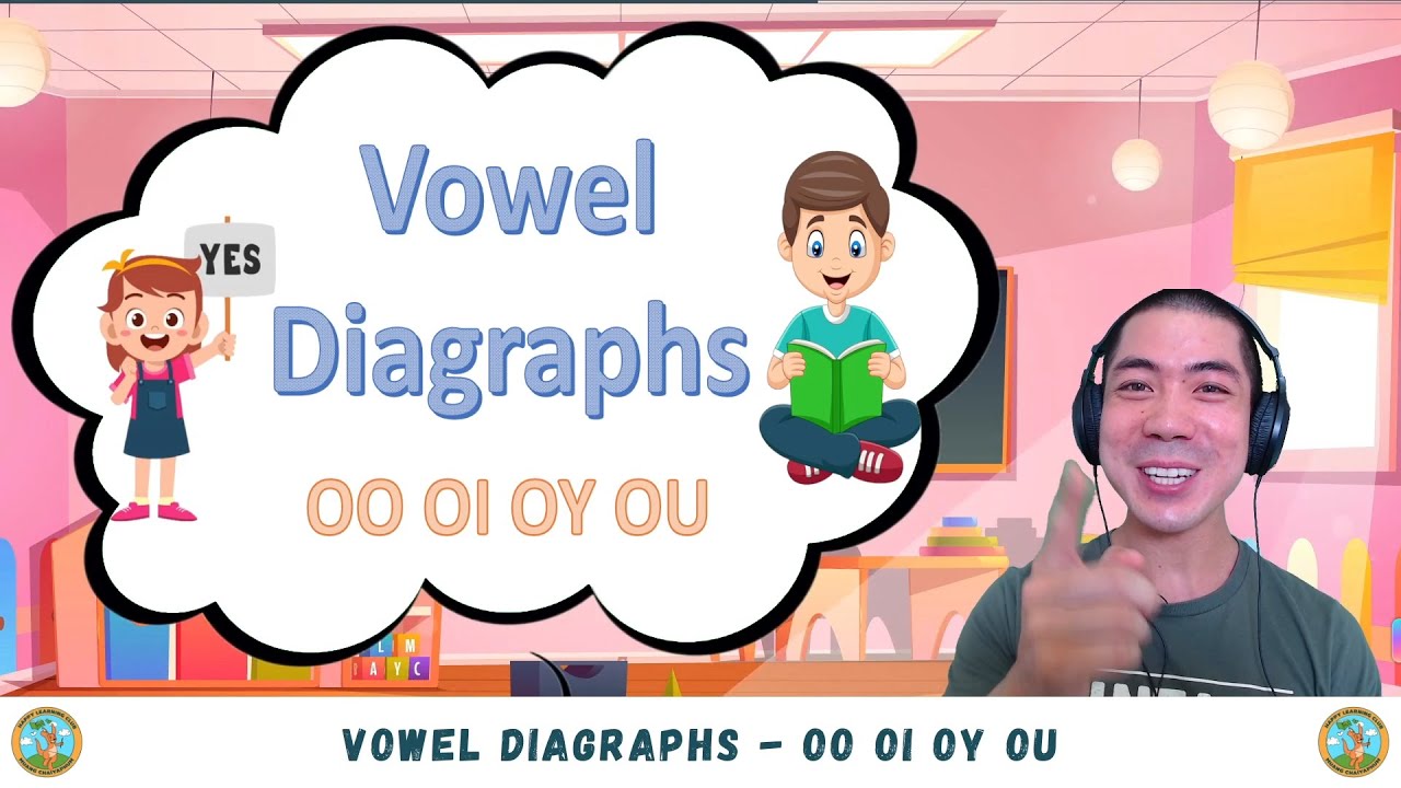 ESL English Phonics Course - Vowel Diagraphs | OO OI OY OU - YouTube