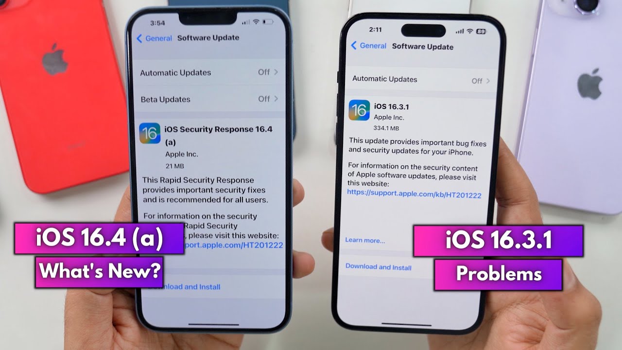 iOS 16.4 Security Response A Released | What's New? iOS 16.3.1 Call ...