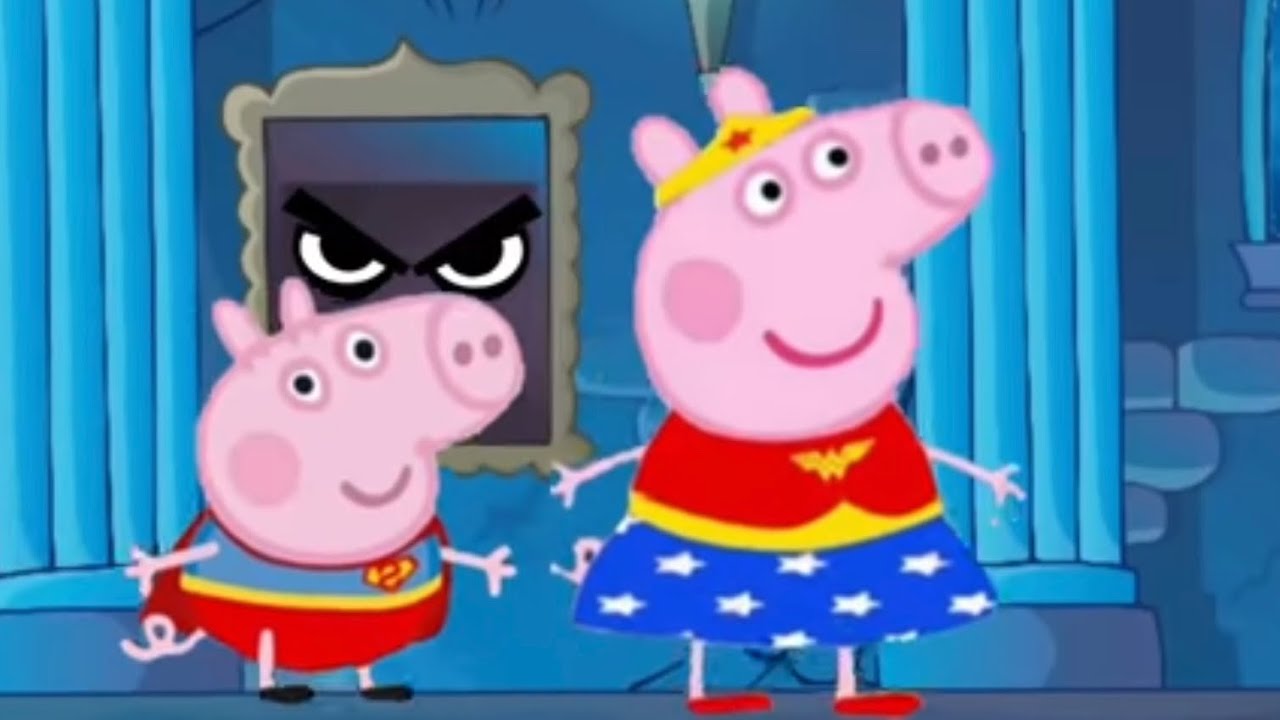 Peppa e Jorge Pig e o dia de surpresas em noite de Halloween / nursery ...