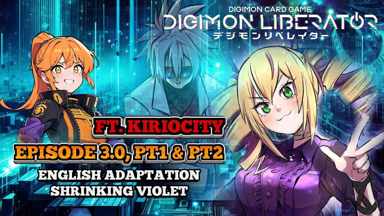 DIGIMON LIBERATOR | EPISODE 03, PT1 & PT2: Shrinking Violet [ENG READ ...