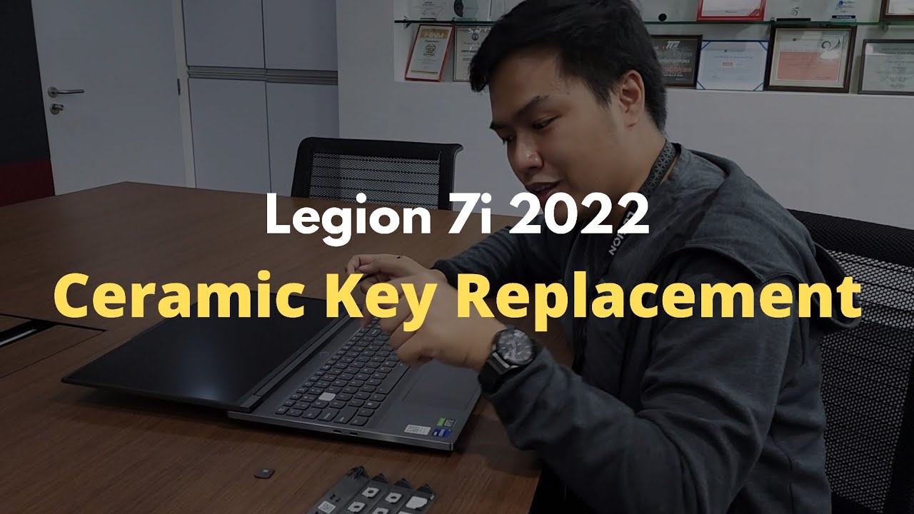 Legion 7i 2022: Ceramic WASD Keys Replacement - YouTube