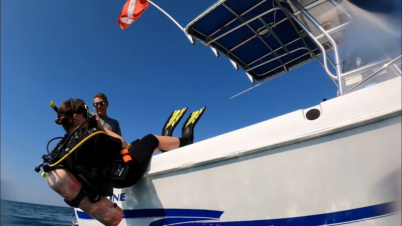 Katy’s first dive 8/14/24 - YouTube