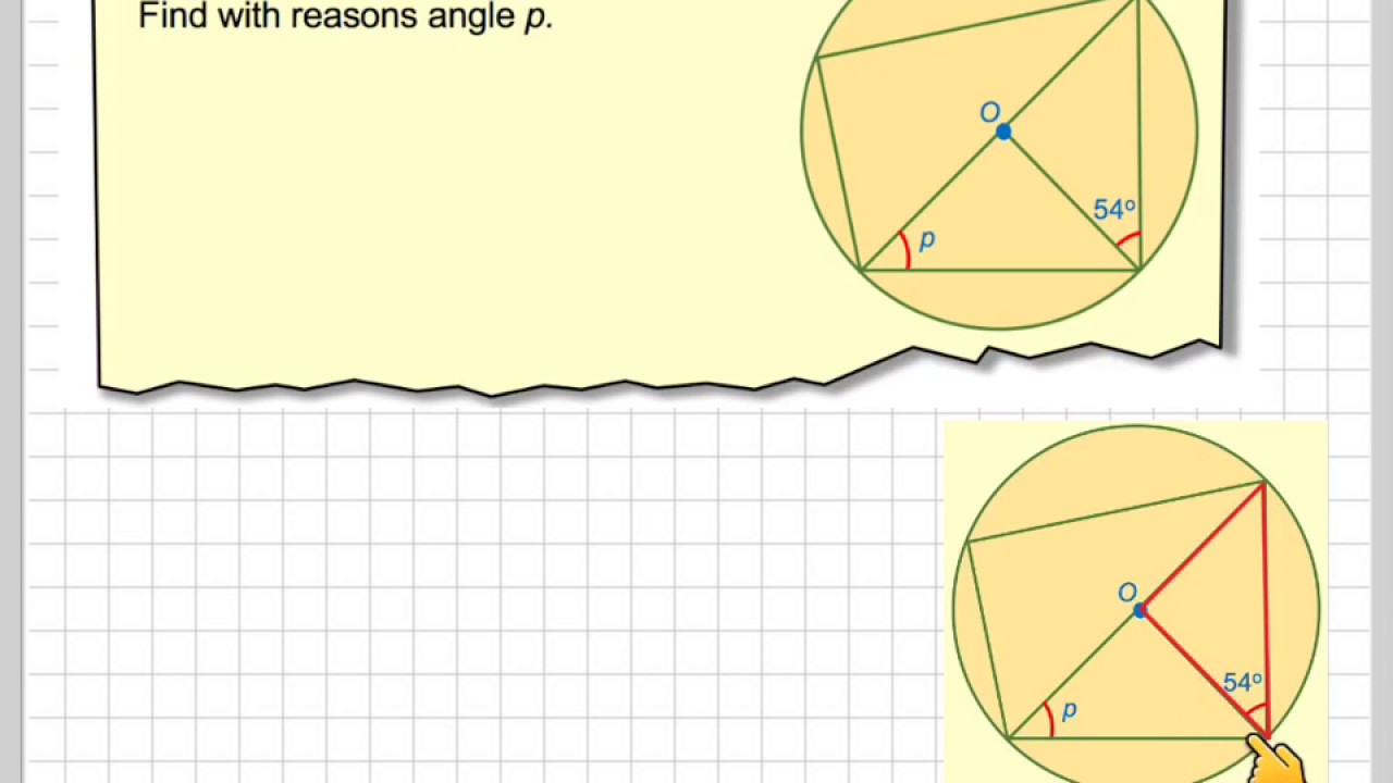 IGCSE Circle theorems 08 - YouTube