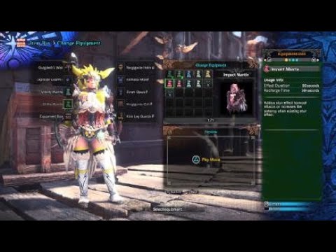 Monster Hunter: World unlockin impact mantle - YouTube