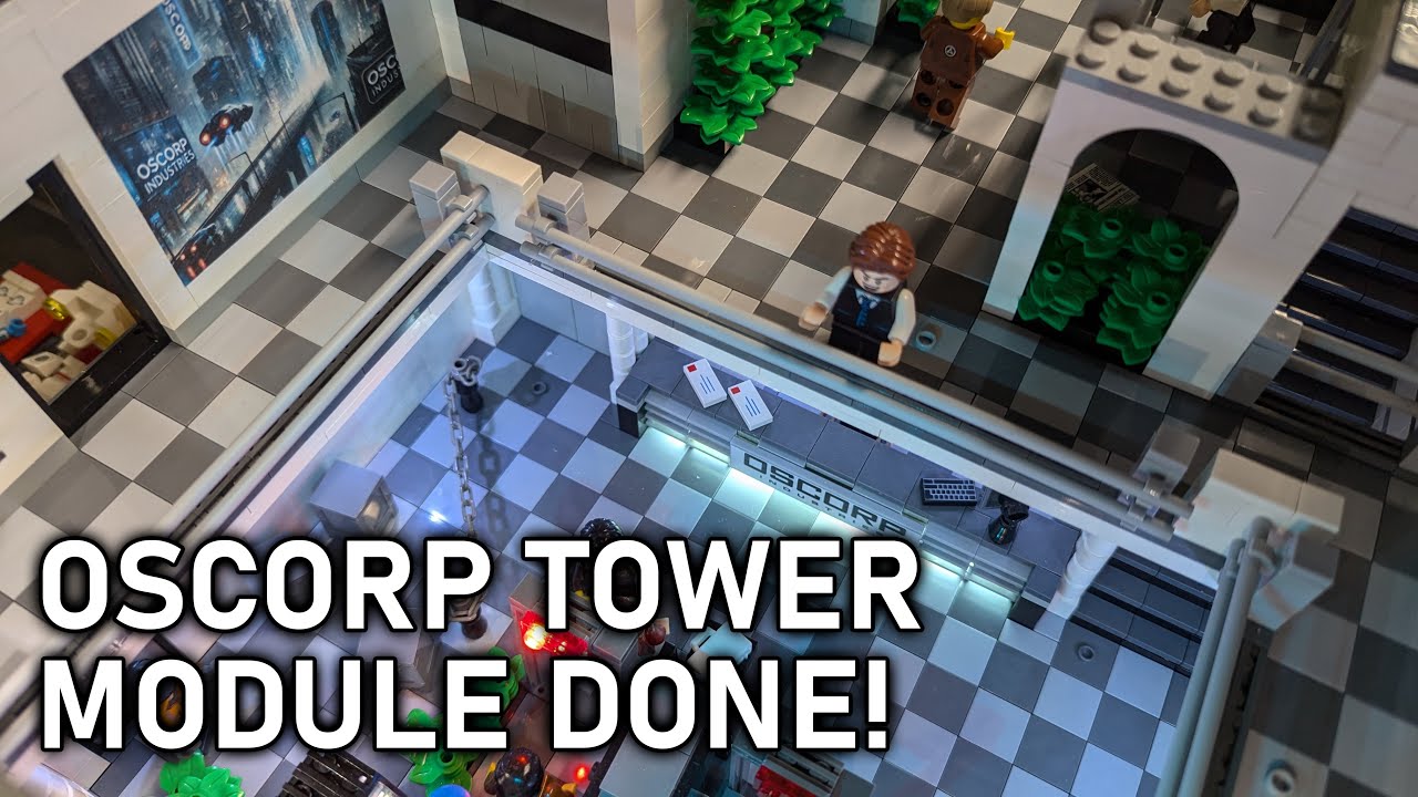 Strange Happenings at the LEGO® Oscorp Tower! Next Module Finished ...