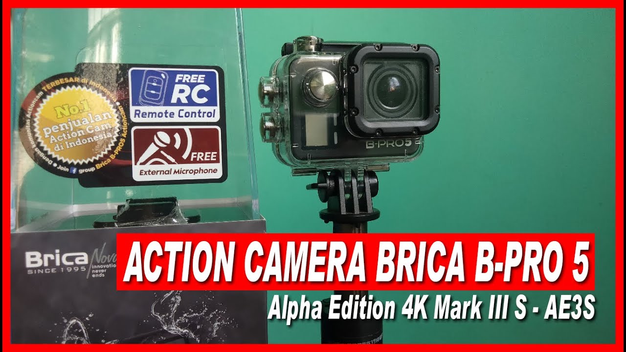 spesifikasi Action Camera Brica B-Pro 5 Alpha Edition 4K Mark III S ...