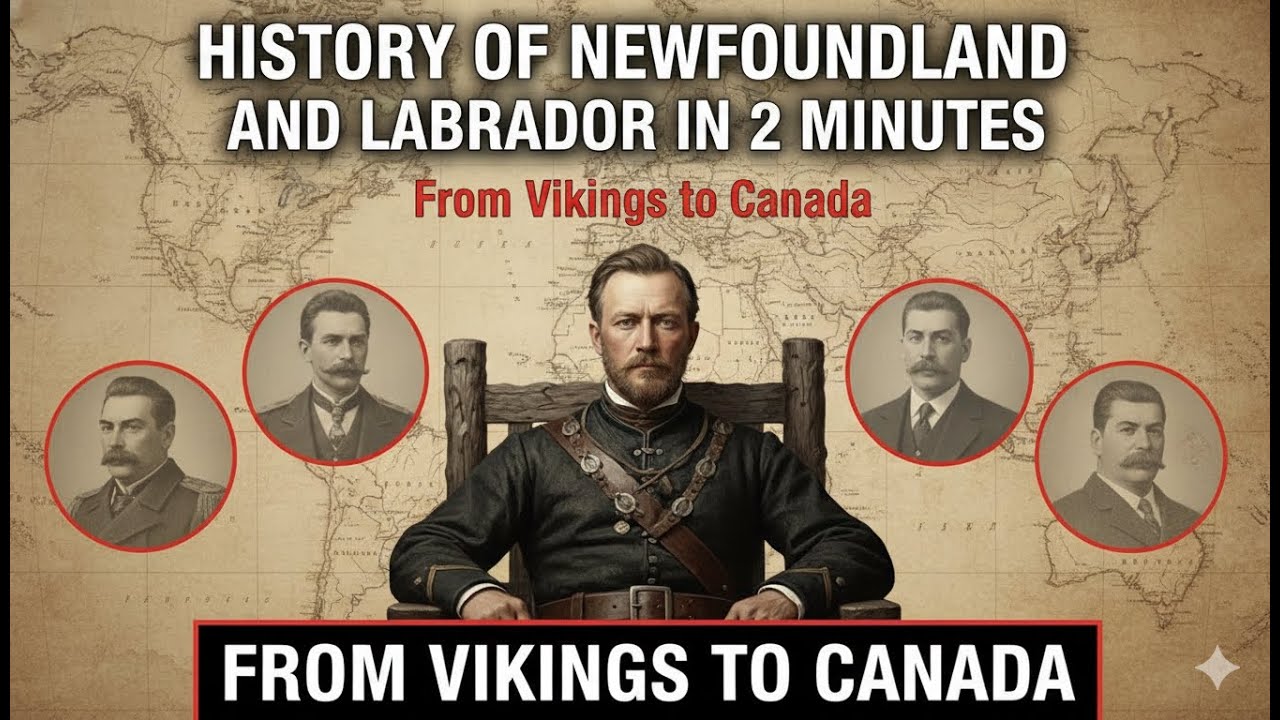 History of Newfoundland and Labrador in 2 Minutes | From Vikings to ...