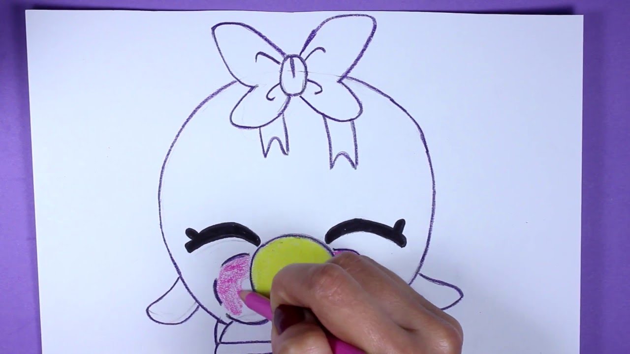 How To Draw Shopkins: Bubbles - Learn How To Draw Season 1 Shopkins ...