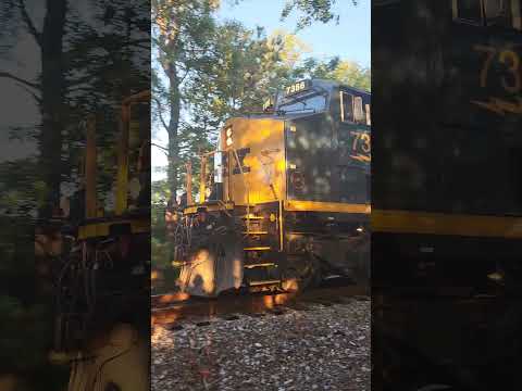 cax with do not hump car in the morning #csx_transportation #railway # ...