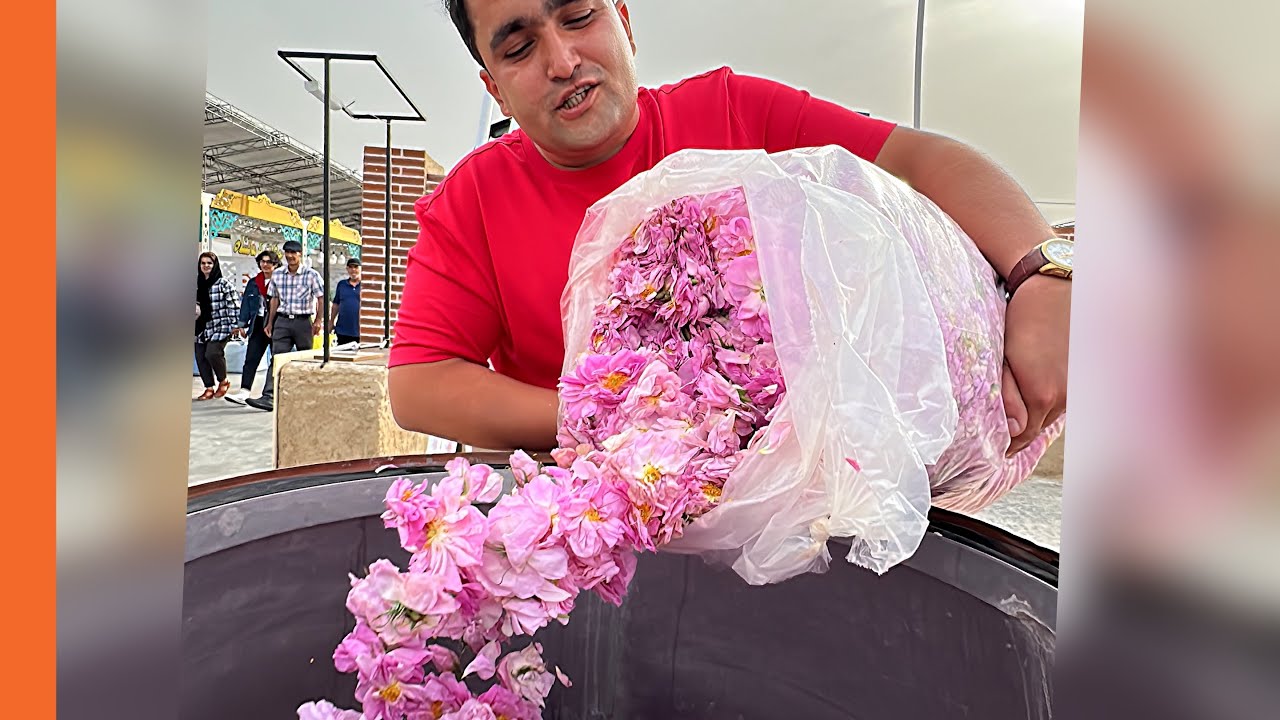 Famous Iranian Golab is Made like this!! 📍Bmaland, Tehran, iran - YouTube