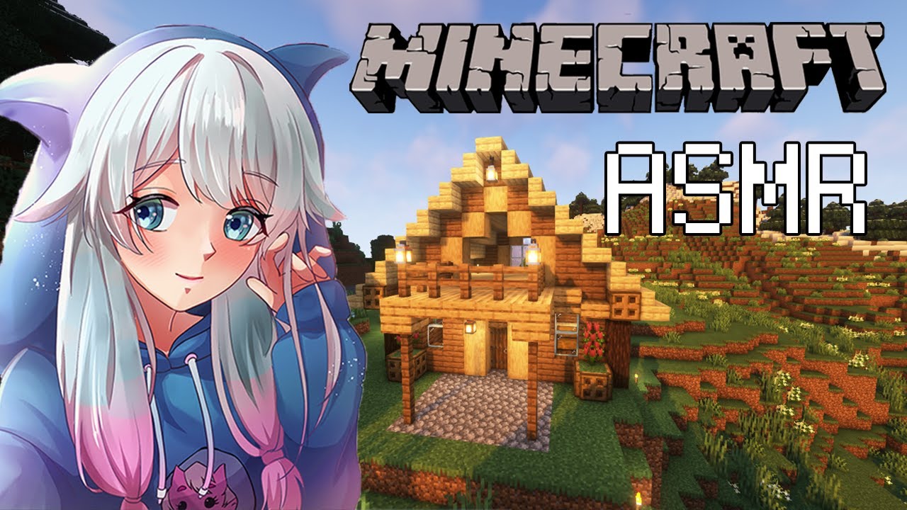 Minecraft ASMR ️ Build a farm with me! #minecraft #asmr - YouTube