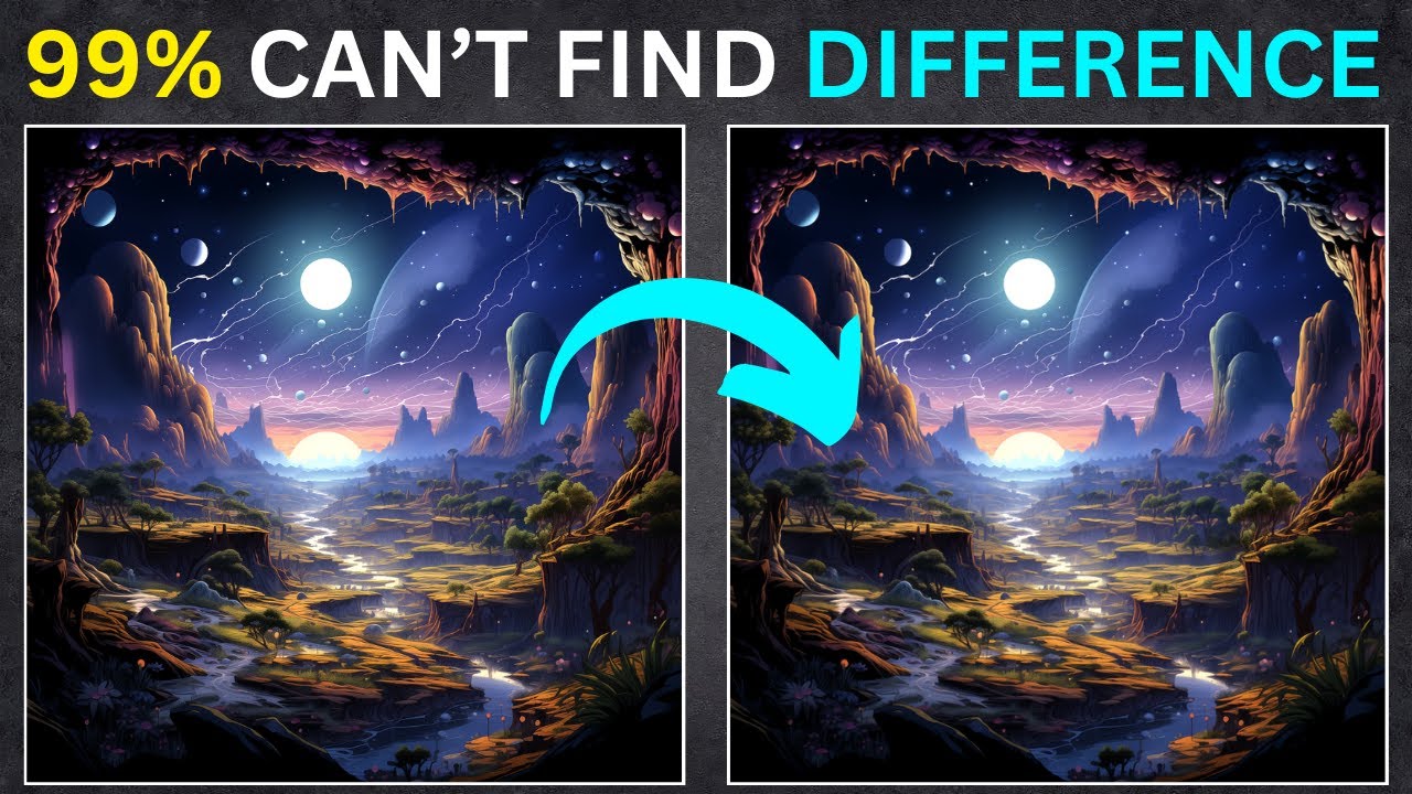 Find The Difference Puzzle Game Next Level: Alien Planets Riddles pt 8 ...