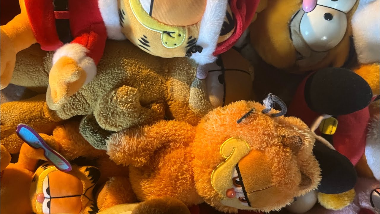 Garfield Stuffie Collection 2025! - YouTube