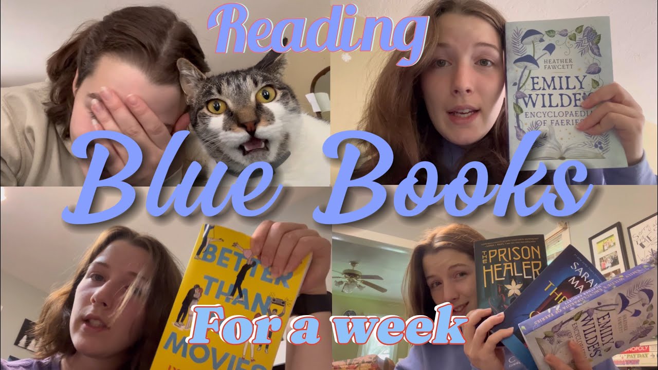 Reading Only Blue Books for a Week Bookmas Day 6 - Waverly Reads a ...