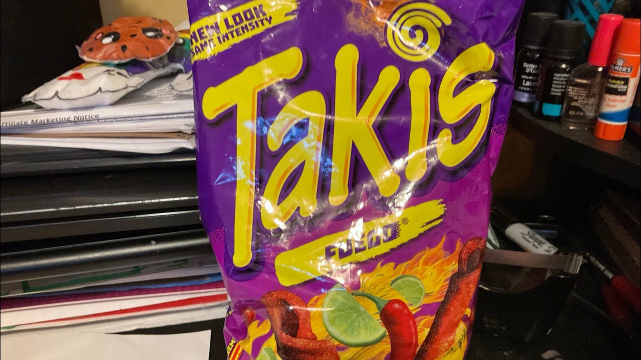 Part one of making a paper squishy of Takis for my brother - YouTube