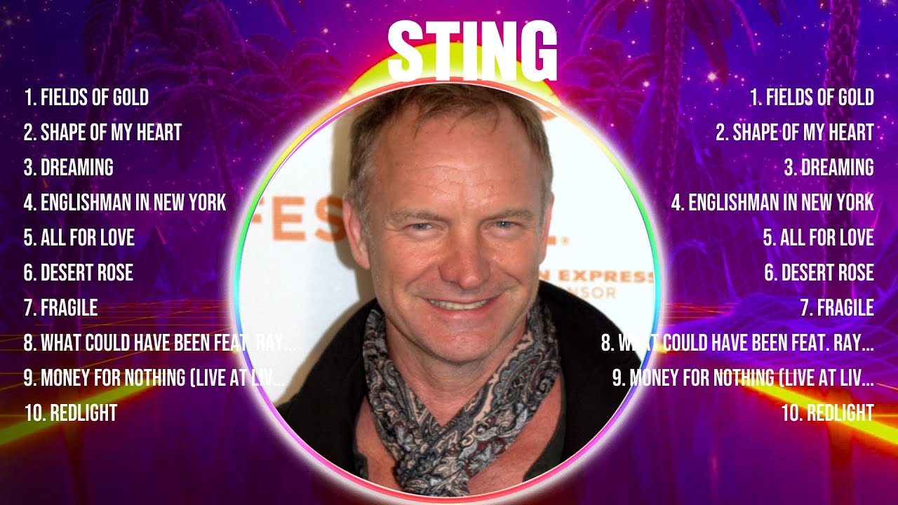 Sting Top Hits Popular Songs - Top 10 Song Collection - YouTube
