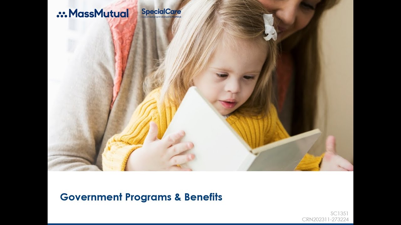 Family Autism Support Webinars Government Programs and Benefits - YouTube