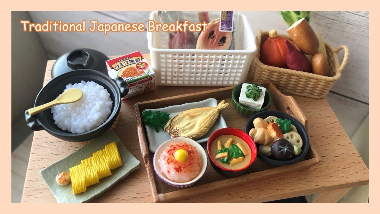 Re-ment mini kitchen | Traditional Japanese Breakfast |日式早餐 - YouTube