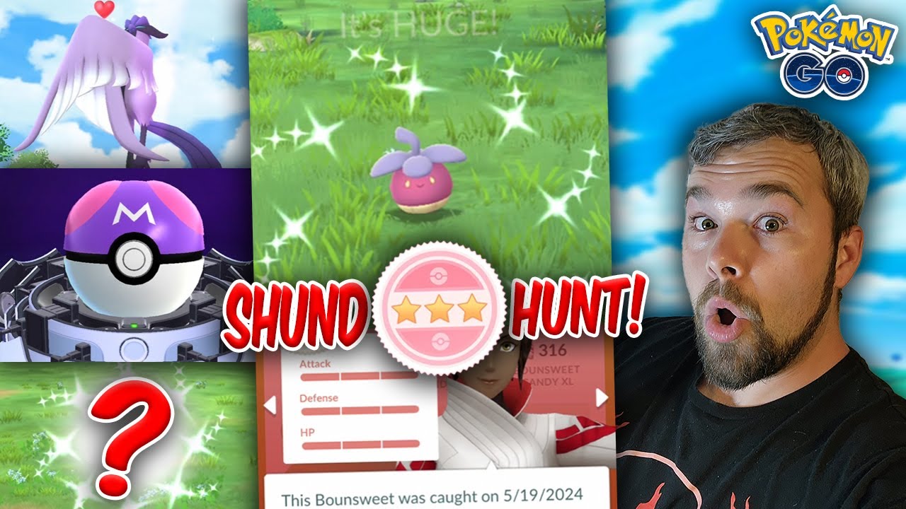 Shundo Bounsweet Hunt! 3rd Master Ball Acquired! Galarian Articuno ...