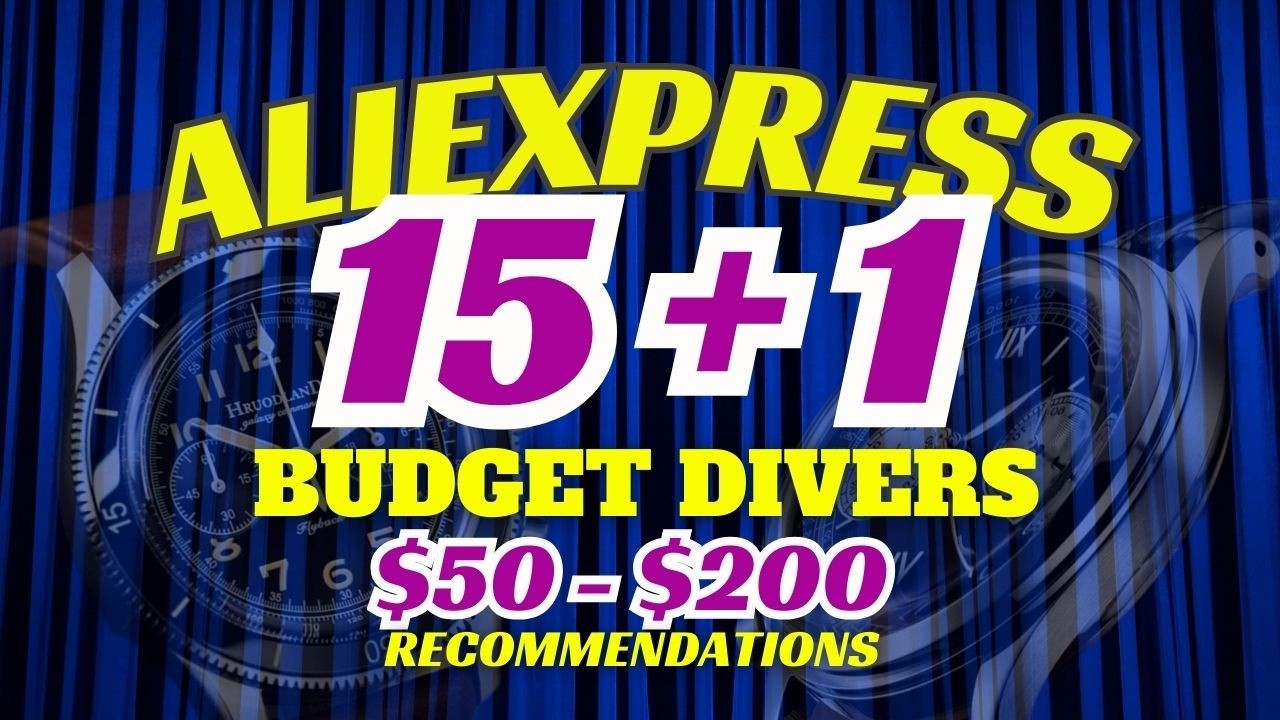 BUDGET BANGERS - 15 + 1 Diver Watches Recommendations - YouTube