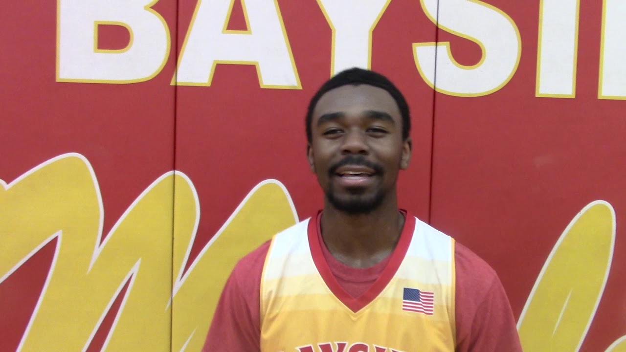Bayside junior guard Landon Russ after 50-44 win over Kellam - YouTube