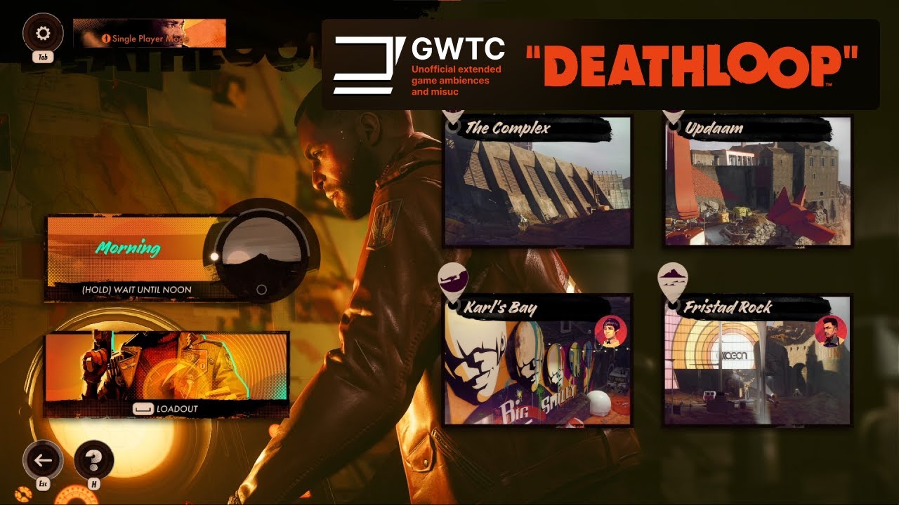 DEATHLOOP OST - Mission List Menu Theme [Extended] - YouTube