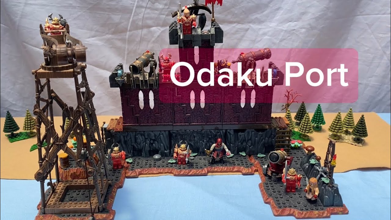 Megabloks Dragons MOC Odaku Port - YouTube