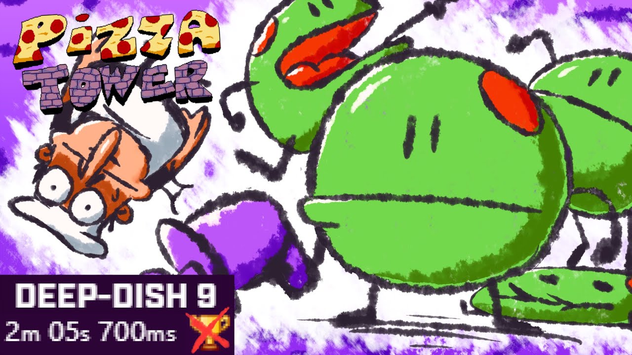 (PB) Pizza Tower Speedrun - Deep-dish 9, 02:05.700 - YouTube