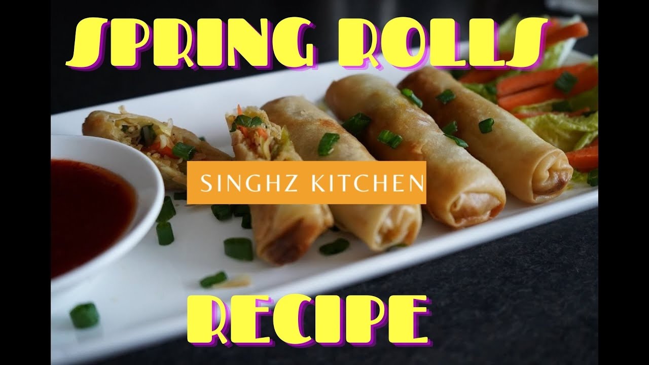 SPRING ROLLS | HOME MADE INDIAN RECIPE | AIR FRYER | DEEP FRY | 1 ...