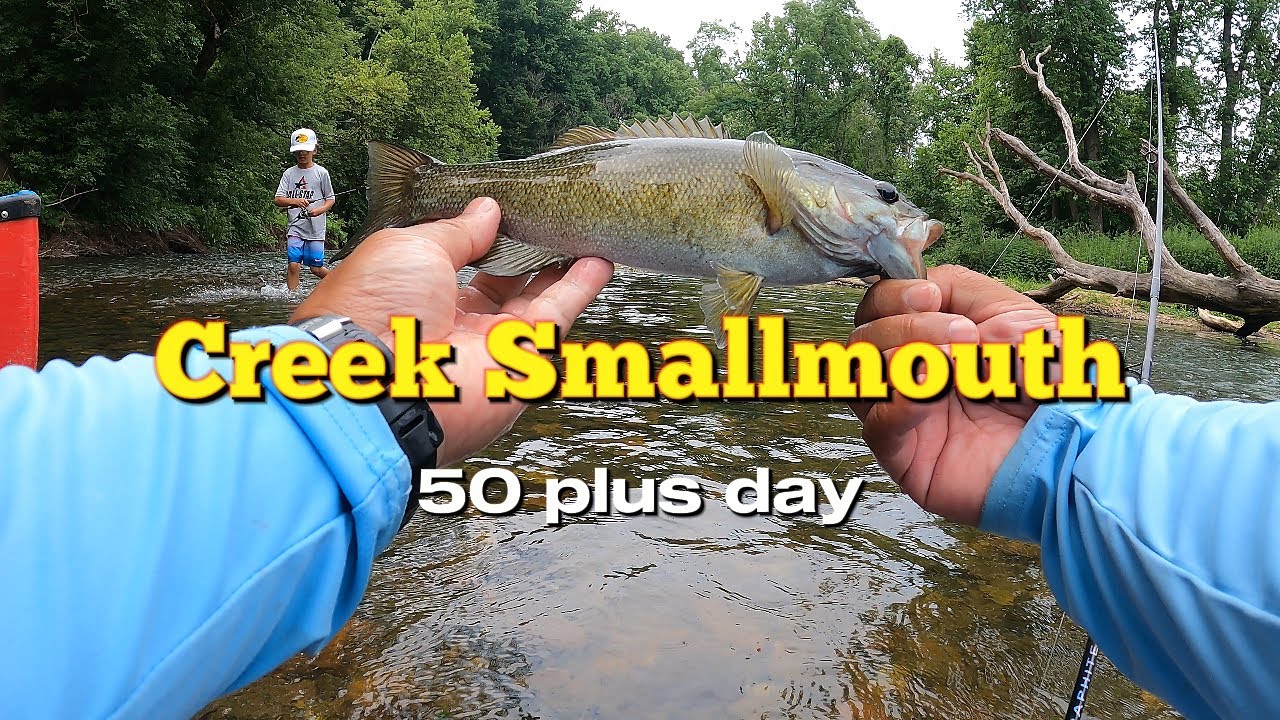 Creek fishing for smallmouth bass. Fifty plus day canoeing down the ...