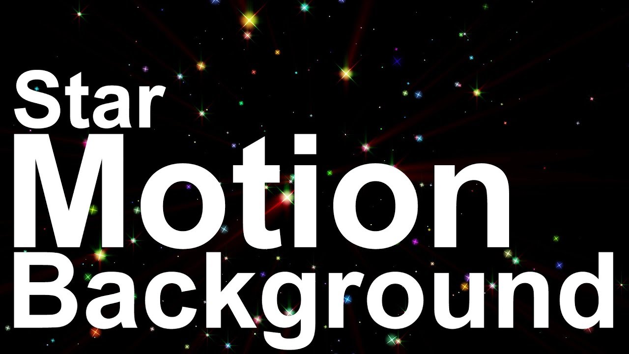 Free Star Motion Background || HD Video 1080p || By A S Creation Cloud ...