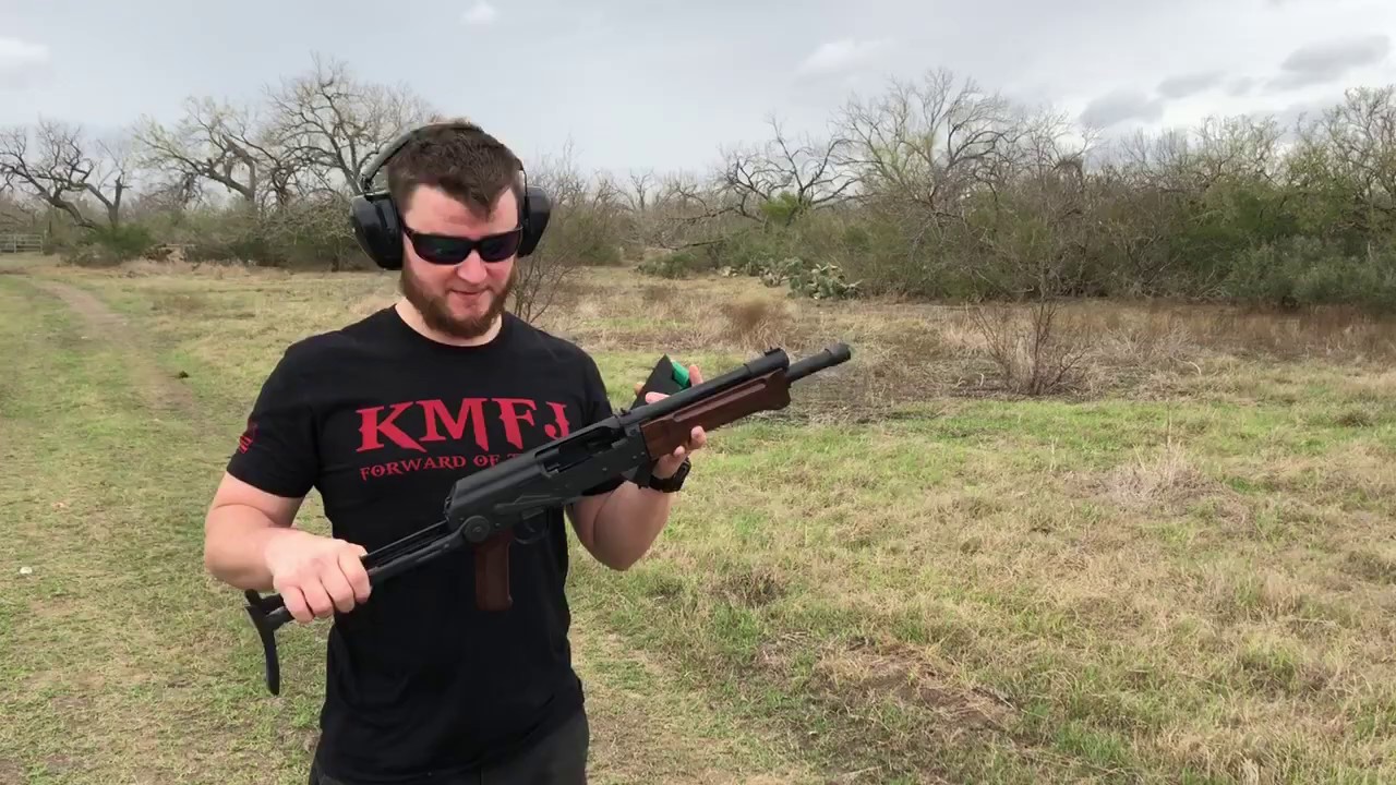 Lynx 12 underfolder conversion test fire - YouTube