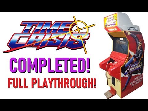TIME CRISIS - ARCADE GAMEPLAY - COMPLETED NAMCO CLASSIC 1995