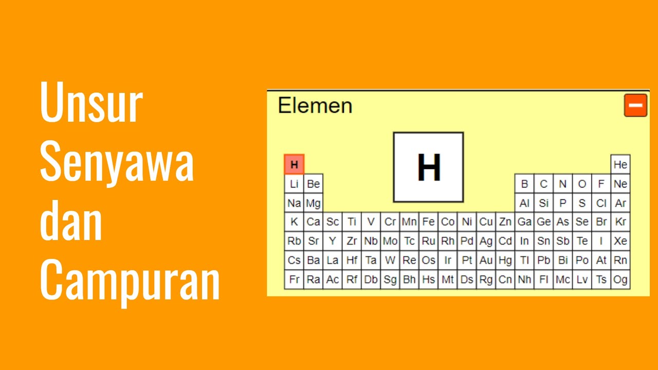 Unsur Senyawa dan Campuran - YouTube