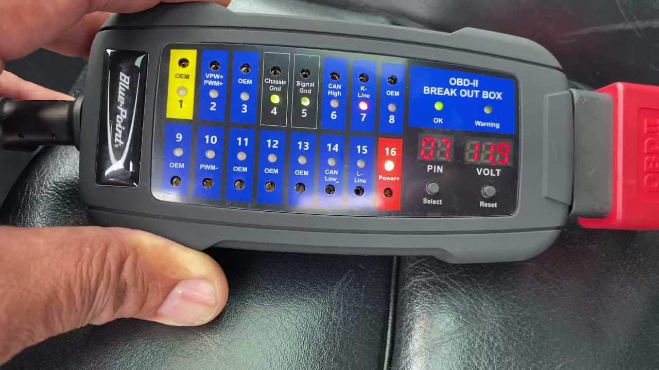 Breakout box OBD ll - YouTube