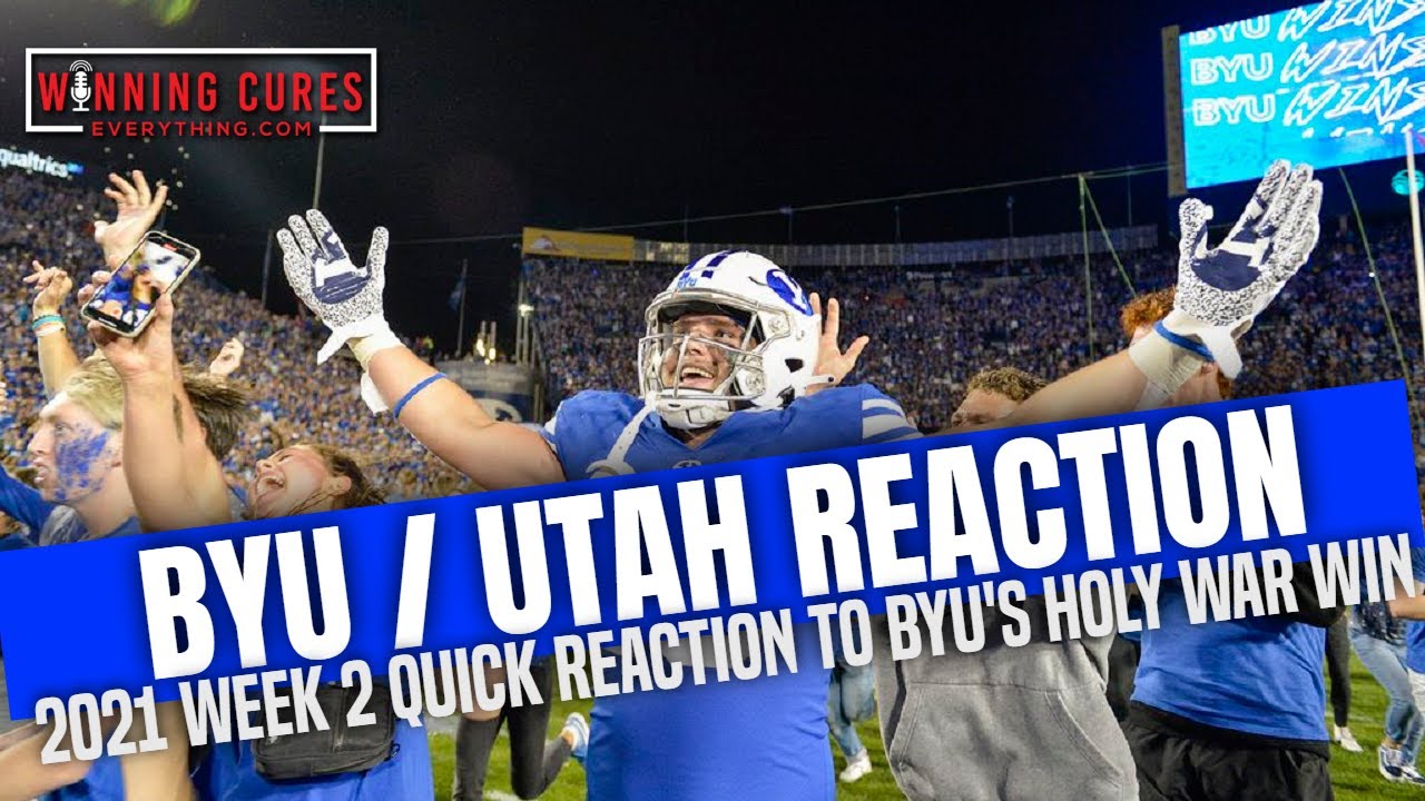 BYU vs Utah quick reaction & recap 2021 College Football - YouTube