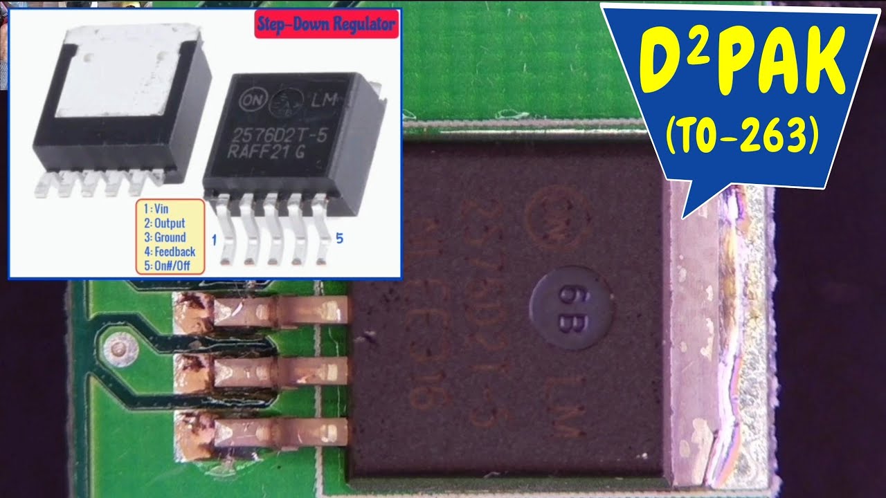 20 D²PAK (TO-263) - Remove & Reflow - YouTube