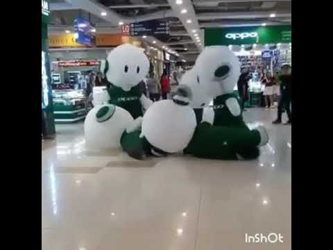 Funny oppo mascot dance 😉😉 - YouTube